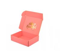 China OEM Colored Corrugated Mailer Boxes Embossing Apparel Packaging Boxes ISO for sale