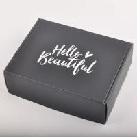 China OEM Colored Corrugated Mailer Boxes Embossing Apparel Packaging Boxes ISO for sale