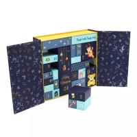 China Rectangular Christmas Cardboard Gift Boxes OEM ODM  Advent Calendar Boxes for sale