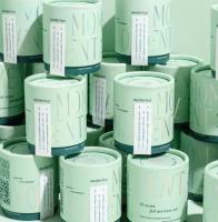 China 100% Recyclable Cardboard Cylinder Packaging Lid And Base Structure for sale