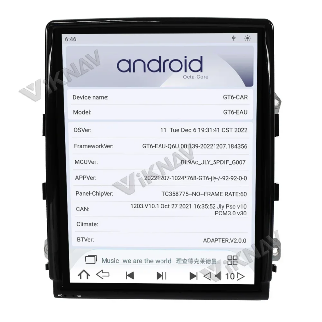 10 Inch Android12 Car Radio Upgrade For Porsche Cayenne 2011-2016 Multimedia Video Player GPS Navigation Auto Stereo Replacement