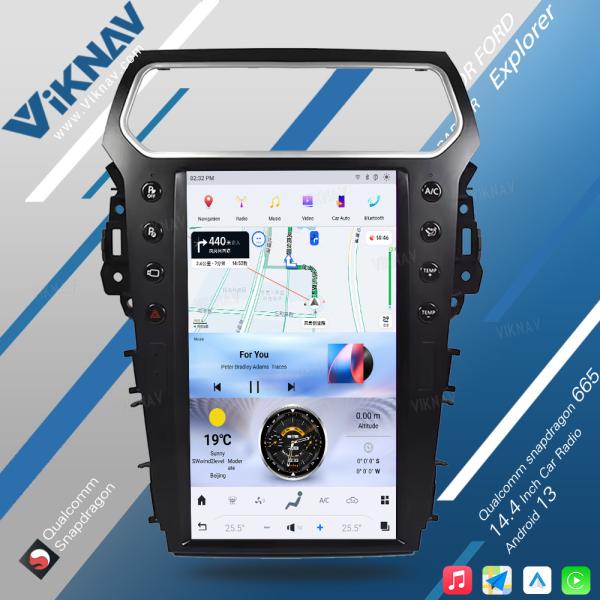 Quality Viknav 13.6 inch Car Radiio Android 2016 Ford Explorer Radio Multimidia Radio for sale