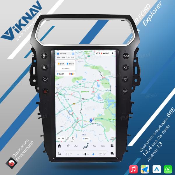 Quality Viknav 13.6 inch Car Radiio Android 2016 Ford Explorer Radio Multimidia Radio for sale