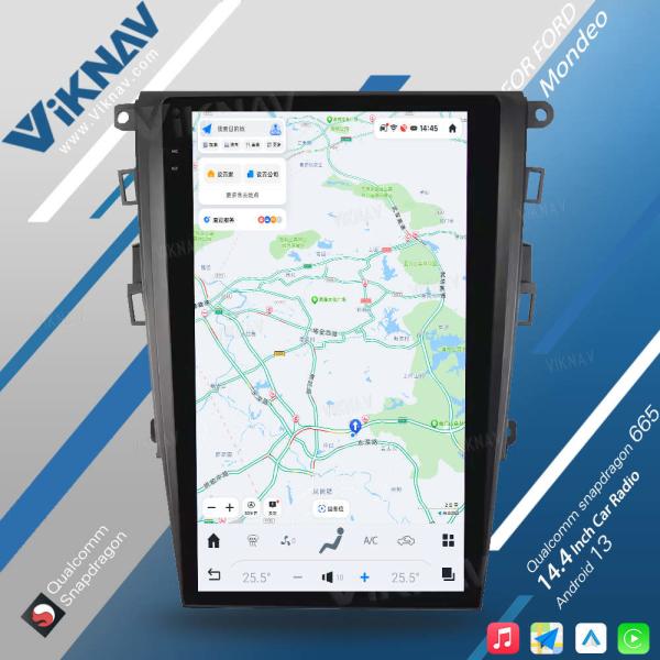 Quality Viknav 13.6 Inch Android Auto Car Radio For Ford Mondeo 2013-2021 Multimedia for sale