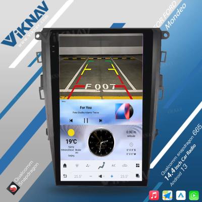 중국 Viknav 13.6인치 안드로이드 오토 카 오디오 포드 몬데오 2013-2021 멀티미디어 플레이어 GPS 내비게이션 헤드 유닛 무선 카플레이 판매용