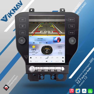 China Radio de coche con pantalla táctil Viknav para Ford Mustang 2014-2021, reproductor de video, unidad principal, estéreo Auro, navegación GPS Android, Carplay en venta