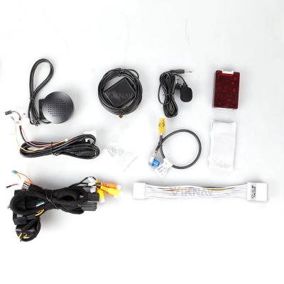 China Radio de coche con pantalla táctil Viknav para Ford Mustang 2014-2021, reproductor de video, unidad principal, estéreo Auro, navegación GPS Android, Carplay en venta