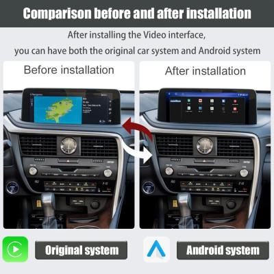 중국 무선 2020-2021 RX 렉서스 애프터마켓 라디오 스테레오 수직 화면 멀티미디어 비디오 플레이어 판매용