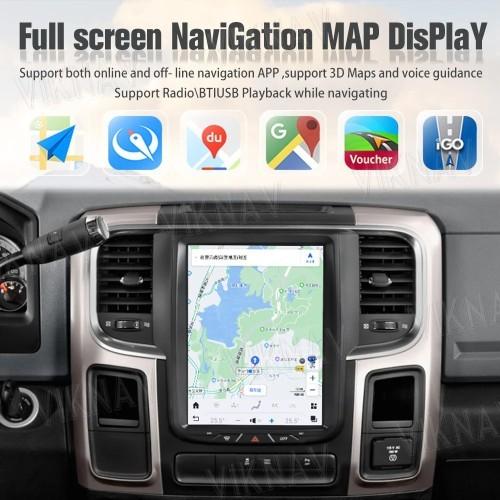 Quality VIKNAV 10.5 Inch Car Radio For Dodge Ram 1500 (2013-2018) Android 8 Core Head for sale