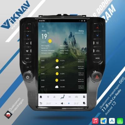 中国 VIKNAV 11.8 インチカーラジオ ドッジ・ラム 1500 (2020 2021 2022 2023) タッチスクリーンマルチメディアプレーヤー 販売のため