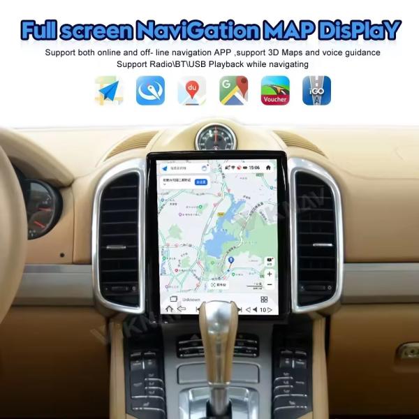 Quality VIKNAV Aftermarket 10.4inch Cayenne Porsche Head Unit Replacement 2011-2016 for sale