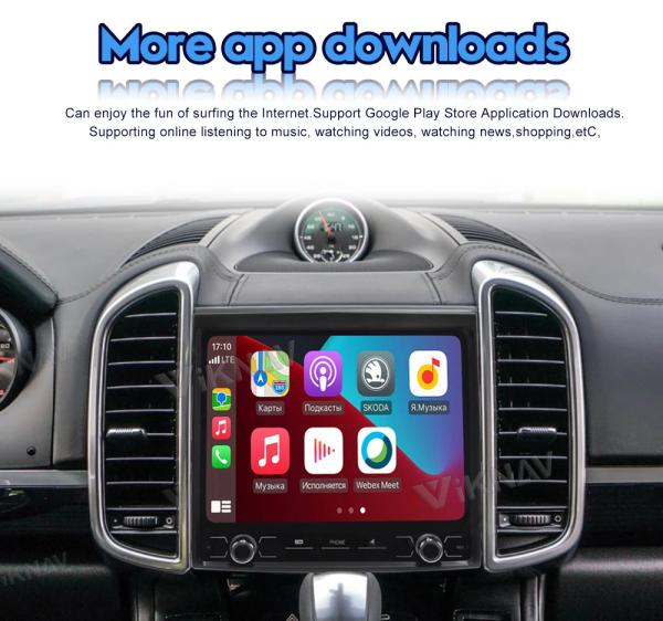 Quality VIKNAV 2010-2017 Porsche Cayenne Stereo Car Radio GPS Navigation Auto Stereo for sale