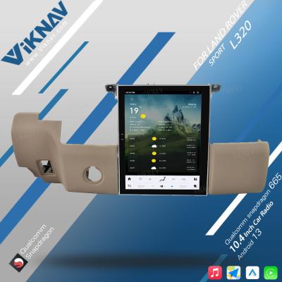 중국 Viknav 레인지 로버 스포츠 L320 2009-2013용 카 오디오 안드로이드 카플레이 GPS 내비게이션 멀티미디어 스테레오 비디오 플레이어 헤드 유닛 AC 패널 포함 판매용
