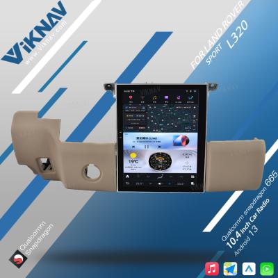 중국 Viknav 레인지 로버 스포츠 L320 2009-2013용 카 오디오 안드로이드 카플레이 GPS 내비게이션 멀티미디어 스테레오 비디오 플레이어 헤드 유닛 AC 패널 포함 판매용