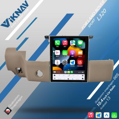 중국 Viknav 레인지 로버 스포츠 L320 2009-2013용 카 오디오 안드로이드 카플레이 GPS 내비게이션 멀티미디어 스테레오 비디오 플레이어 헤드 유닛 AC 패널 포함 판매용