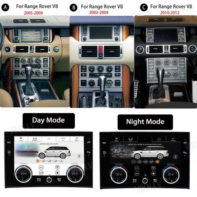 China 10.4 Inch Air Condition Board For Land Rover Range Rover V8 2002-2012 Air Conditioning Climate Panel Day And Night Mode for sale