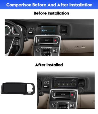 China 2011-2014 Volvo S60 Touch Screen Car Stereo Radio Tesla Style Android Multimedia Player for sale