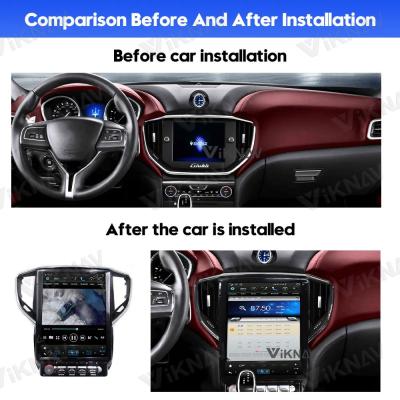 China 12.1 Inch Carplay Aftermarket Radio GBL Maserati Head Unit 2014 2015 2016 IPS DVR WiFi Carplay for sale