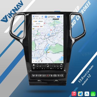 Cina 2014-2022 Jeep Grand Cherokee Radio sostituzione GPS Navigazione ODM in vendita