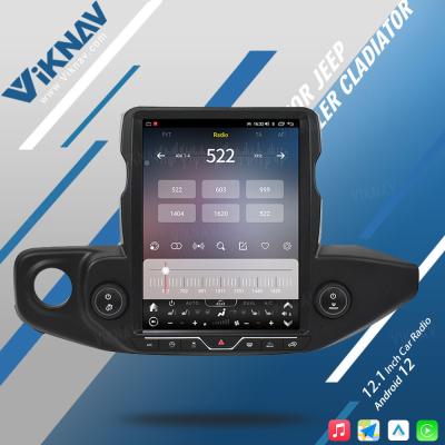 China Touchscreen Jeep Wrangler Stereo Replacement JL Gladiator JT Head Unit Upgrade 2018-2023 for sale