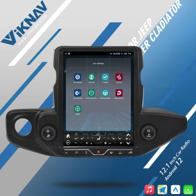 China Touchscreen Jeep Wrangler Stereo Replacement JL Gladiator JT Head Unit Upgrade 2018-2023 for sale