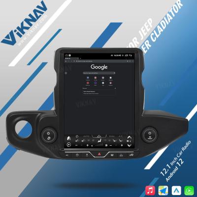 China Touchscreen Jeep Wrangler Stereo Replacement JL Gladiator JT Head Unit Upgrade 2018-2023 for sale
