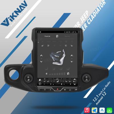 China Touchscreen Jeep Wrangler Stereo Replacement JL Gladiator JT Head Unit Upgrade 2018-2023 for sale