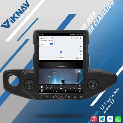 China Touchscreen Jeep Wrangler Stereo Replacement JL Gladiator JT Head Unit Upgrade 2018-2023 for sale