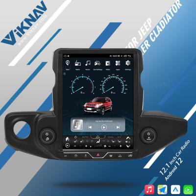 China Touchscreen Jeep Wrangler Stereo Replacement JL Gladiator JT Head Unit Upgrade 2018-2023 for sale