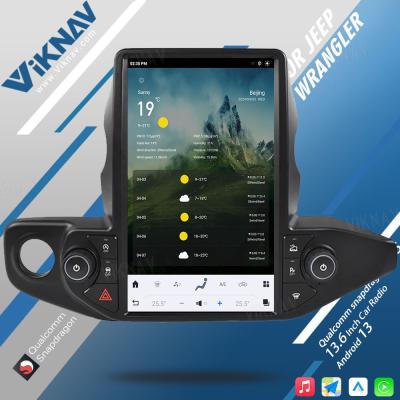 Cina Tesla Style Wrangler Jeep Radio Upgrade 2018-2021 Carplay Replacement Stereo in vendita