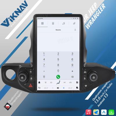 Cina Tesla Style Wrangler Jeep Radio Upgrade 2018-2021 Carplay Replacement Stereo in vendita