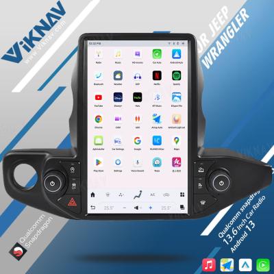 Cina Tesla Style Wrangler Jeep Radio Upgrade 2018-2021 Carplay Replacement Stereo in vendita