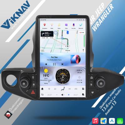 Cina Tesla Style Wrangler Jeep Radio Upgrade 2018-2021 Carplay Replacement Stereo in vendita