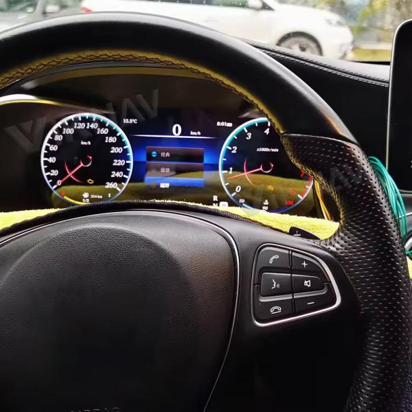 Quality VIKNAV Digital Cluster Car SpeedoMeter For Mercedes Benz C/GLC W205 2015-2018 for sale