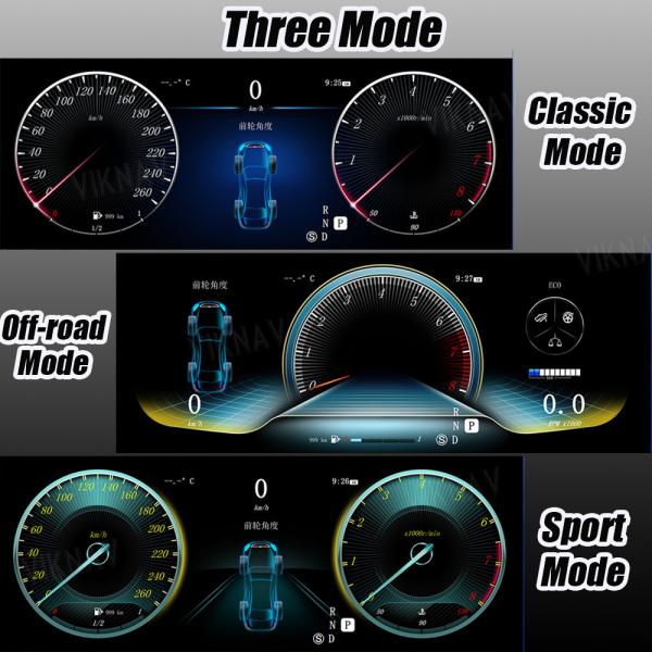 Quality VIKNAV Digital Cluster Car SpeedoMeter For Mercedes Benz C/GLC W205 2015-2018 for sale