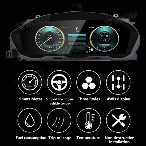 Quality VIKNAV 12.3" Digital Speedometer for Mercedes Benz C-Class W204 2012-2014 for sale