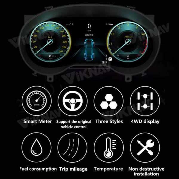 Quality VIKNAV 12.3" Digital Speedometer for Mercedes Benz GLA/CLA 2015-2018 for sale