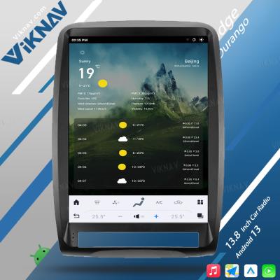 China VIKNAV 13.8 inch Car Radio For Dodge Durango 2011-2013 Tape Recorder Android 13 ODM for sale