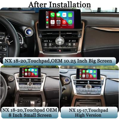 China Wireless Car Multimedia Linux Carplay Interface Box For Lexus NX 2015-2020 for sale