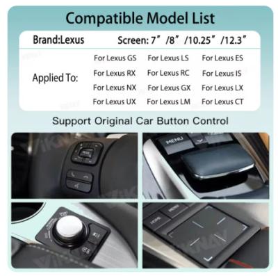 China Lexus LX570 2016-2021 Linux Android Interface Box Replacement Auto Parts for sale