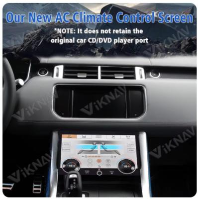 China New Upgrade 10.4 Inch AC Panel For Range Rover Sport L494 2013-2017 Air Condition Board Climate Control Car Radio Touch for sale