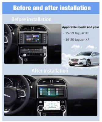 China AC-paneel voor Jaguar XE XF (2015-2020) 10 inch LCD klimaatcontrolescherm met conditioneringstemperatuurknoppen Te koop