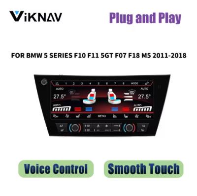 중국 BMW 5 시리즈 자동차 AC 제어판 멀티미디어 플레이어 F10 F11 F07 F18 M5 2011-2017 판매용