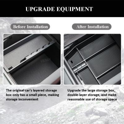 China Viknav Center Console Organizer Tray Storage Suitable For 2015-2024 F150 Raptor Center Armrest Glove for sale