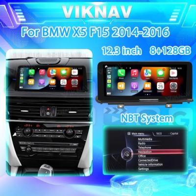 China Viknav Car Radio 12,3 inch Voor BMW X5 F15 2014 2015 2016 GPS Navigatie Multimedia Carplayer NBT System Head Unit 128GB Te koop