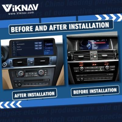 Κίνα Viknav 12,3 ιντσών Ραδιοφώνημα αυτοκινήτου Για BMW X3 X4 F25 F26 2014 15 16 NBT Σύστημα ασύρματου πολυμέσων Παίκτη GPS πλοήγηση Android προς πώληση