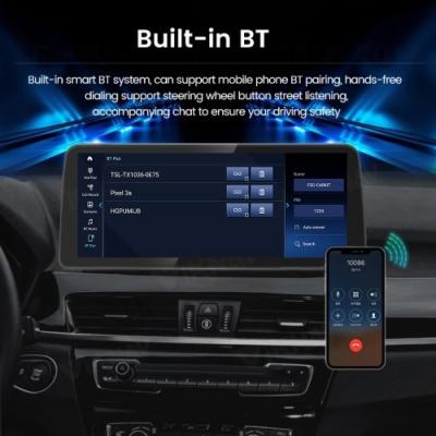 Κίνα Ασύρματα 12,3 ιντσών αυτοκινητικό Android κεφαλική μονάδα Ραδιοφώνημα Για BMW X1 F48 2018 EVO System Multimedia Player προς πώληση