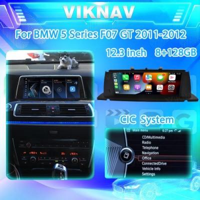 中国 タッチスクリーンヘッドユニット アンドロイドカープレーヤー BMW F07 GT 2011-2012 CICシステム 12.3 インチ 販売のため