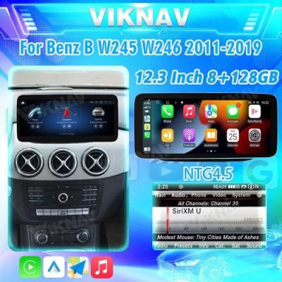 Viknav Rádio de carro Android Para Mercedes Benz Classe B W245 W246 2011-2019 Reprodutor estéreo de 12,3 polegadas Navegação GPS (NTG4.5)