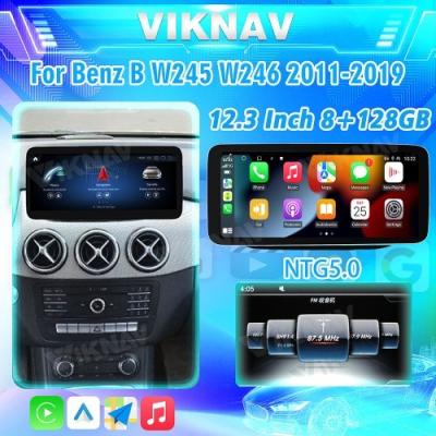 Viknav Android Car Radio Para Mercedes Benz Classe B W245 W246 2011-2019 12.3 Pulgadas Multimédia Player GPS Navegação NTG5.0